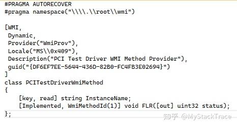 在 WDF 驱动中支持 WMI Method - 知乎