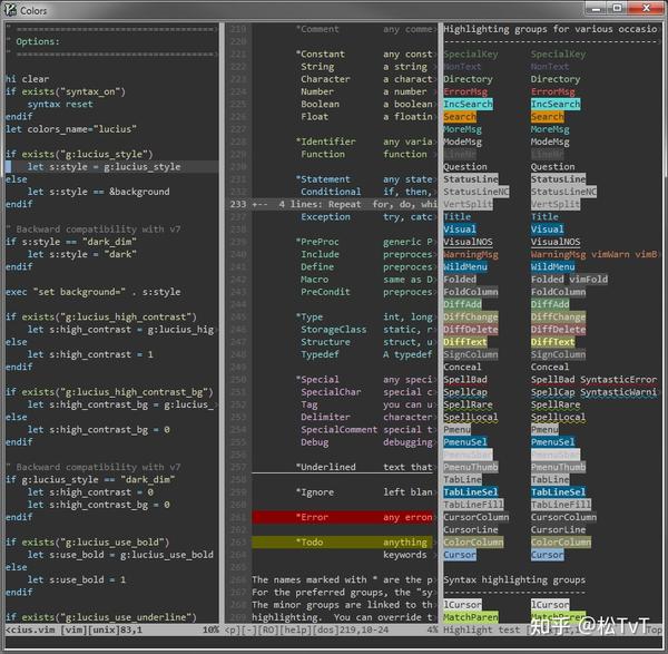 15个著名的Vim配色方案整理 - 知乎