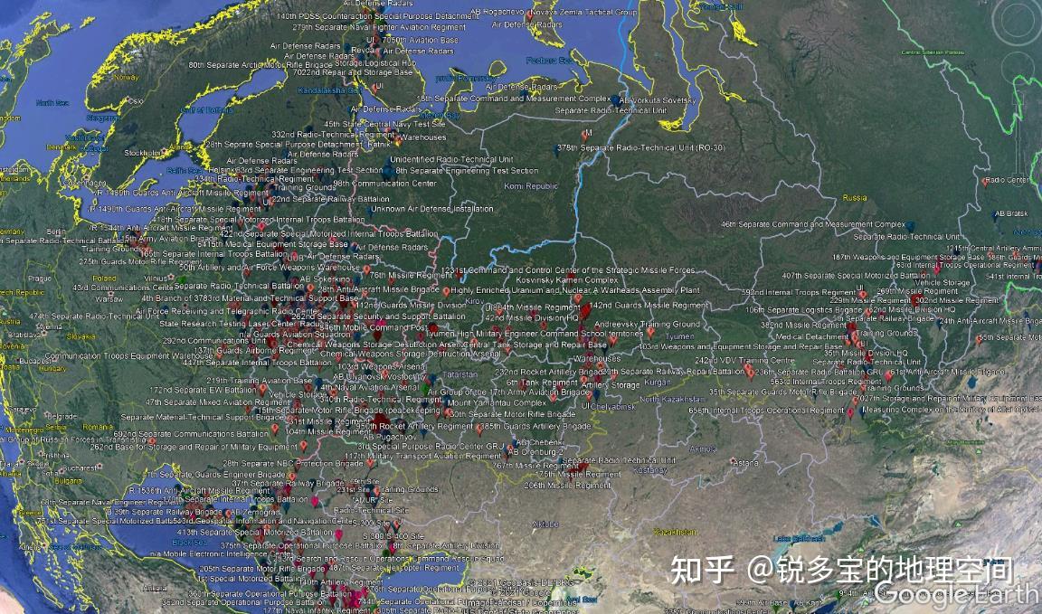 看一看Google earth上的军事基地 - 知乎