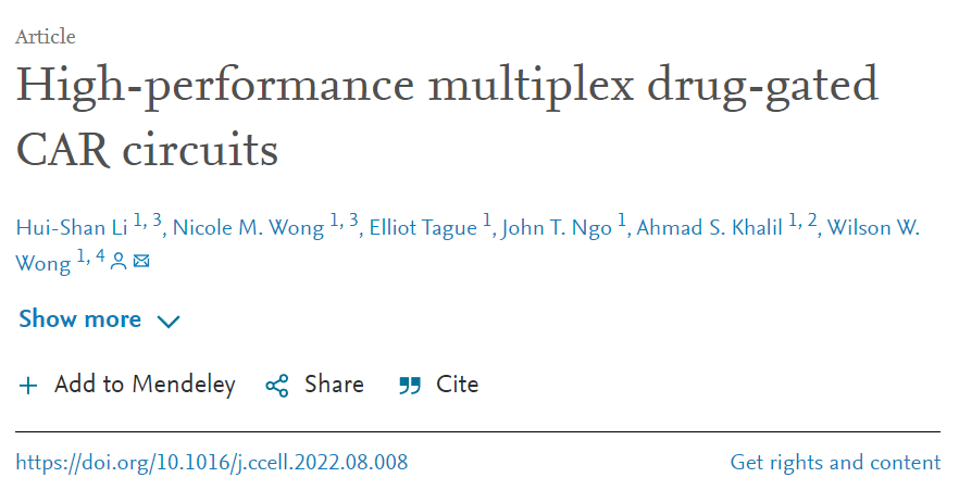 Cancer Cell | 诱导型VIPER CAR-T免疫疗法：内置“安全开关” - 知乎