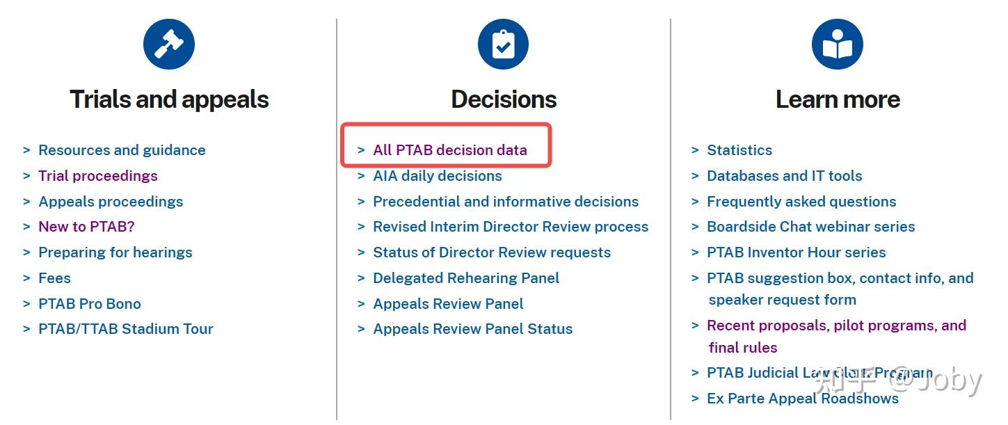 美国专利PTAB信息查询 - 知乎