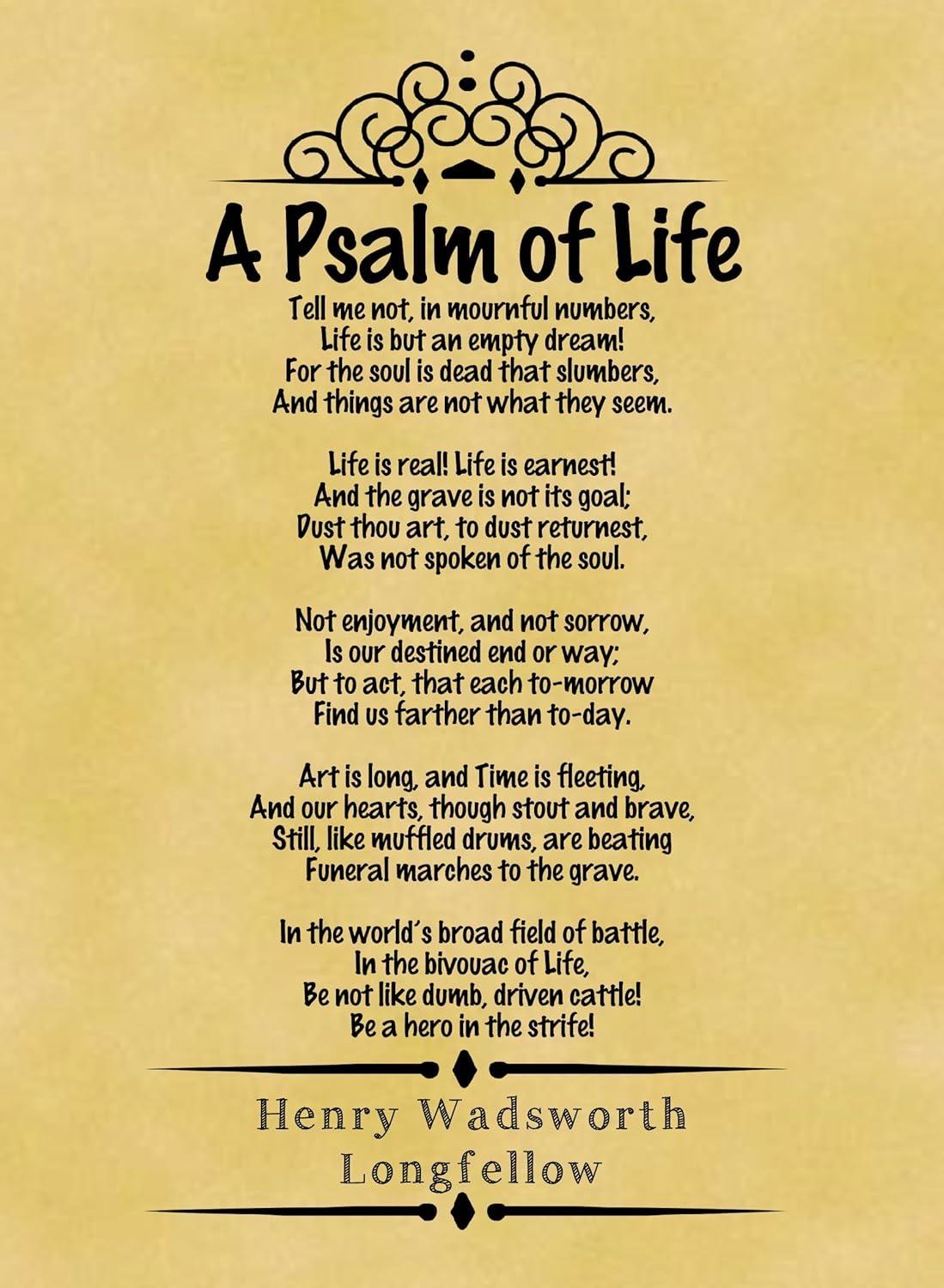 Henry Wadsworth Longfellow(亨利·沃兹沃思·朗费罗)《A Psalm of Life》《人生礼赞》解析 - 知乎
