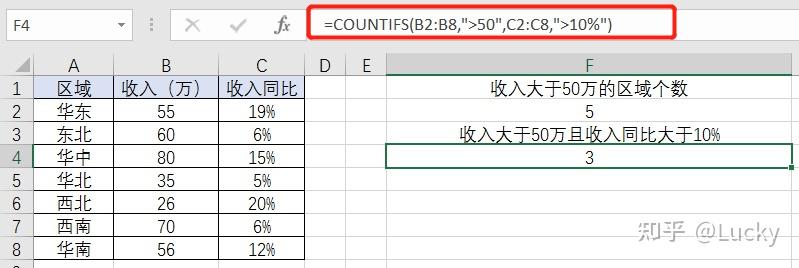 EXCEL小技巧：COUNTIF和COUNTIFS的区别