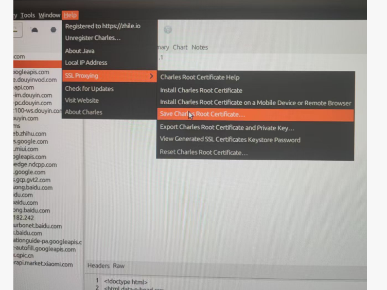 新手区 Charles HTTPS 抓包 chls.pro/ssl 打不开，无法下载证书，曲线解决 - 知乎