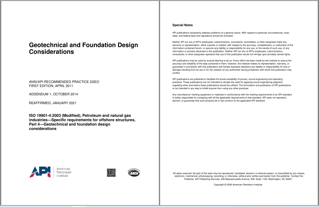 API RP 2GEO-2011 (R2021)【中文版翻译+PDF原版】 - 知乎