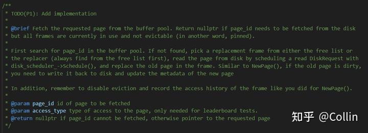 CMU15-445 Fall 2023 PROJECT #1 - BUFFER POOL - 知乎