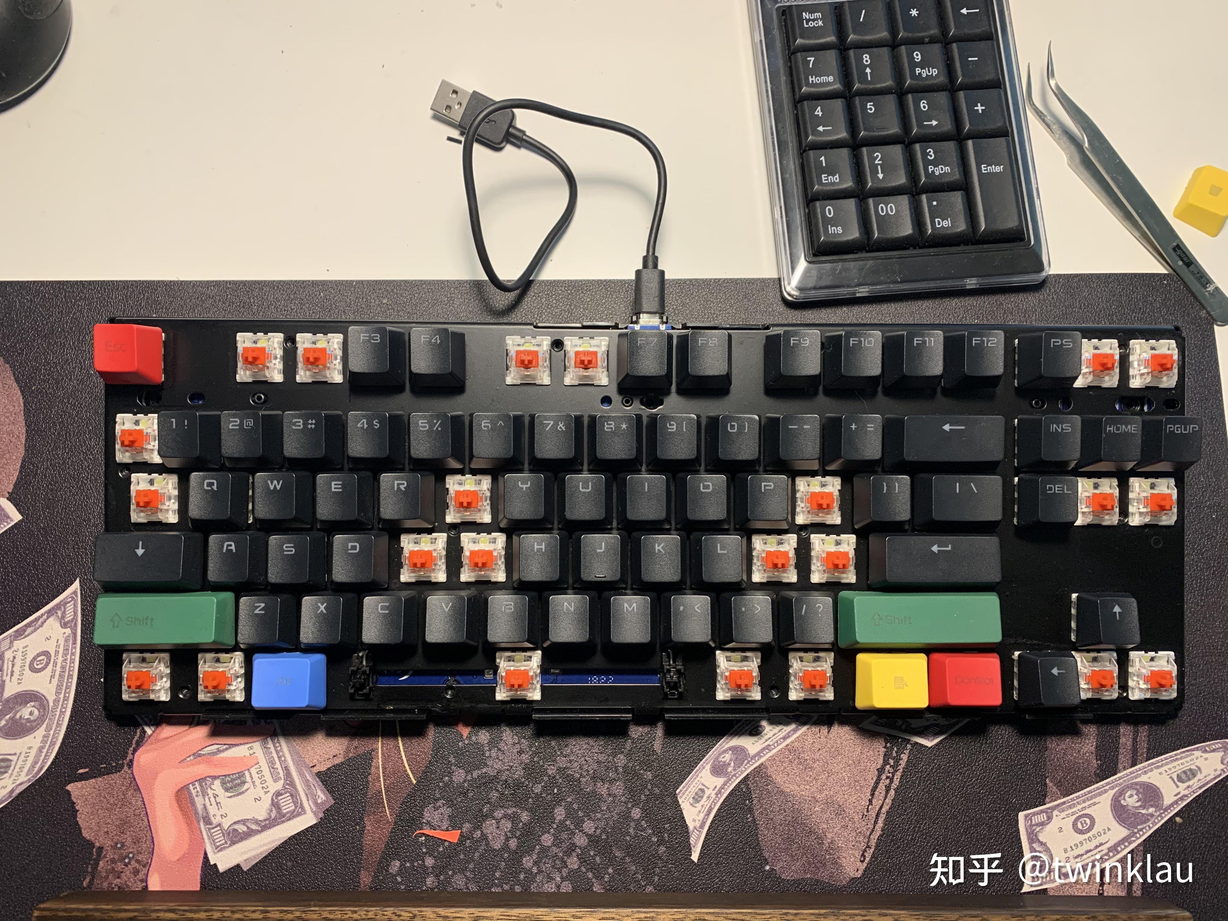 RK987A双模蓝牙键盘更换电池 - 知乎