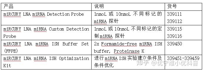 miRCURY LNA miRNA Detection Probe助力miRNA ISH检测 - 知乎