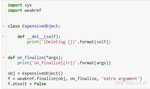 PyMOTW学习笔记-weakref - 知乎