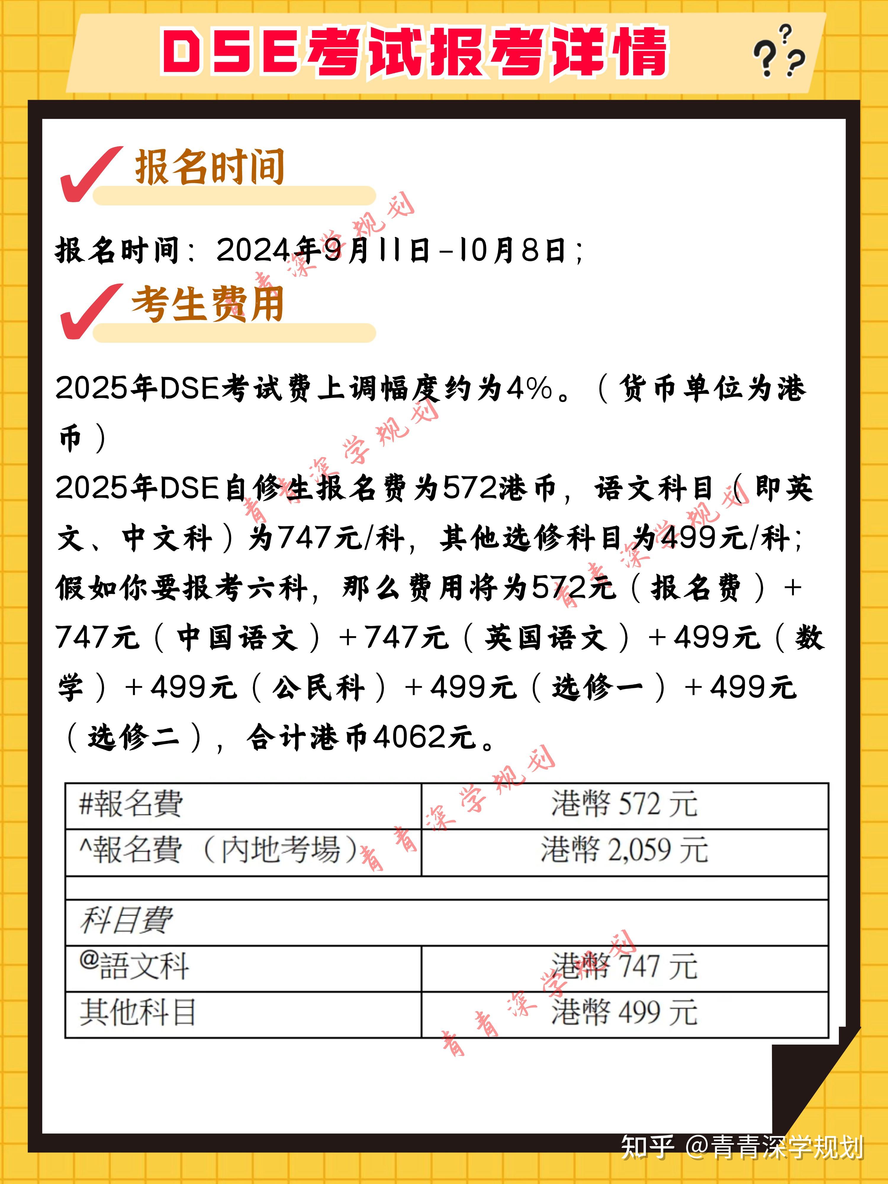 2025年DSE考试开始报名！报考要点汇总！ - 知乎