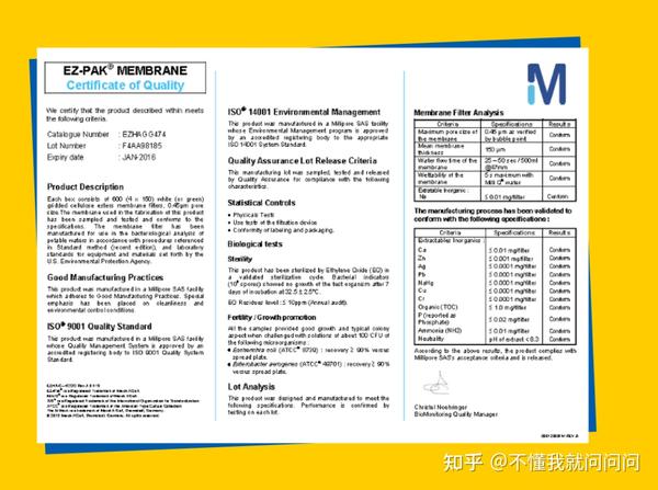 默克Millipore实验分享 | 如何正确选择滤膜 - 知乎