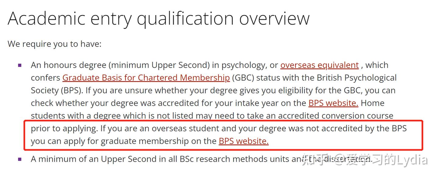 BPS 认证Q&A【英国心理学申请】 - 知乎