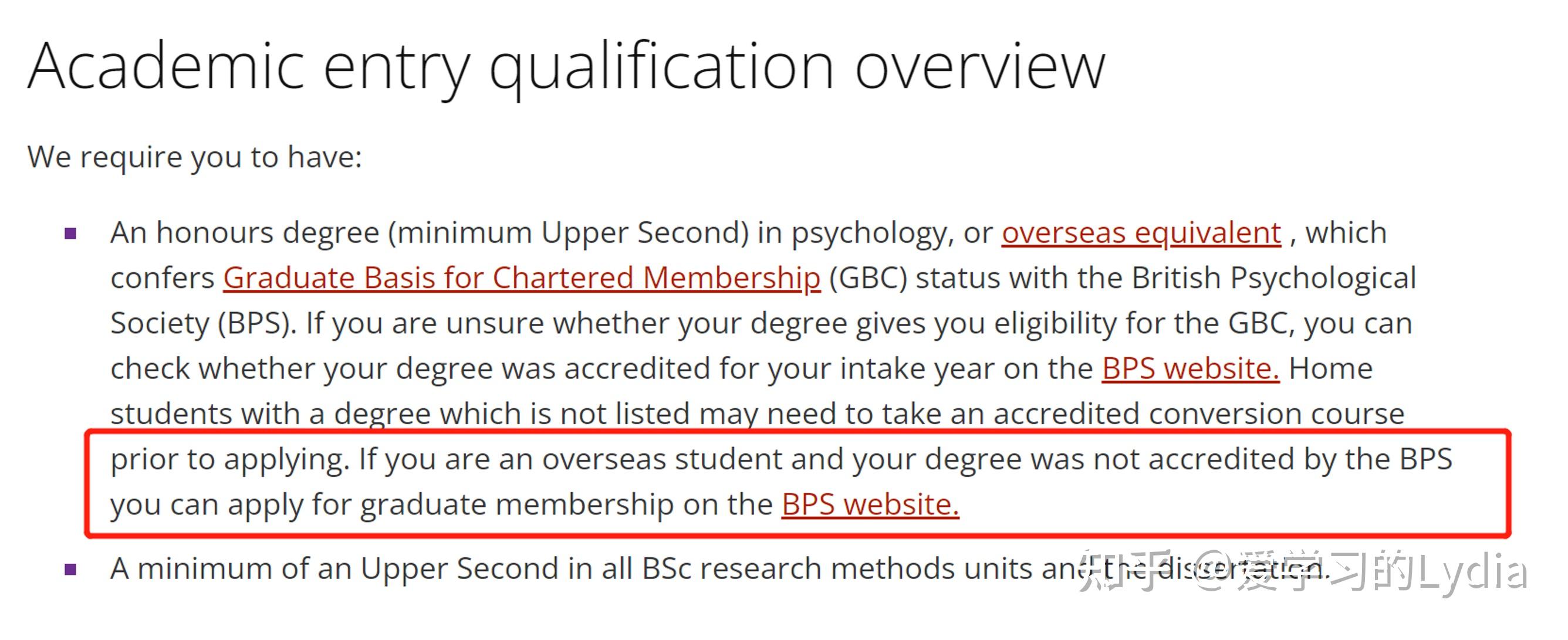 BPS 认证Q&A【英国心理学申请】 - 知乎