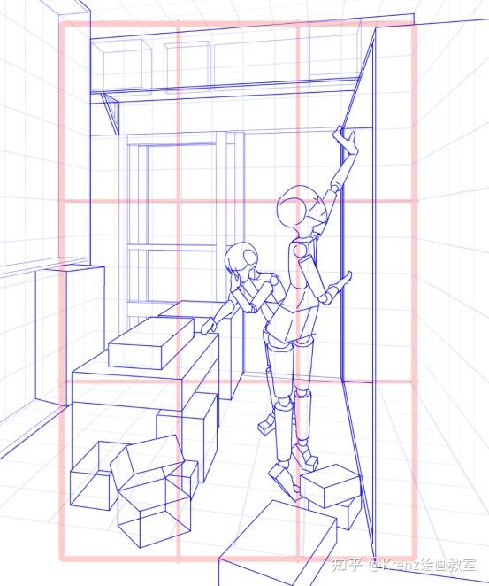 Krenz绘画教室【优秀作业心得】基础透视与结构-0111 - 知乎
