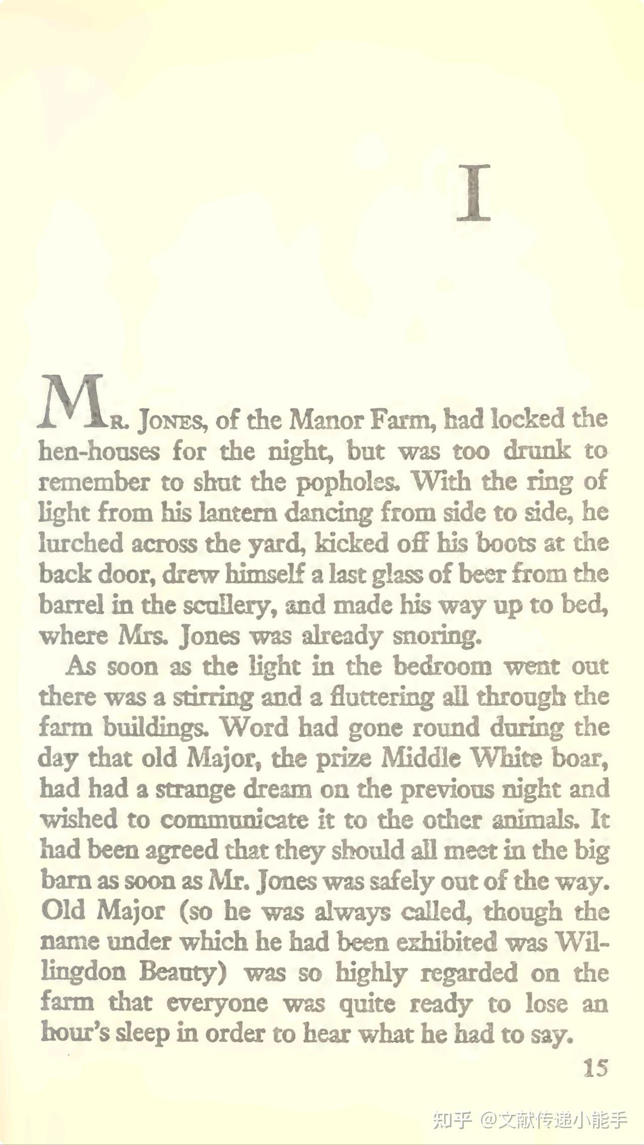 乔治·奥威尔,动物庄园,英文版,扫描版,Animal farm by George Orwell - 知乎