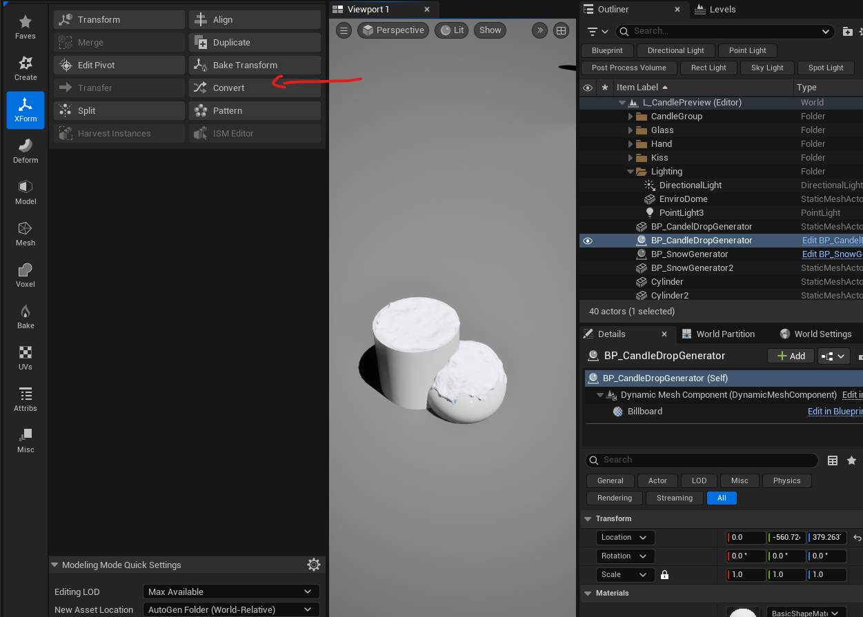 UE5 Geometry Scripting学习笔记——程序化积雪和蜡油生成 - 知乎