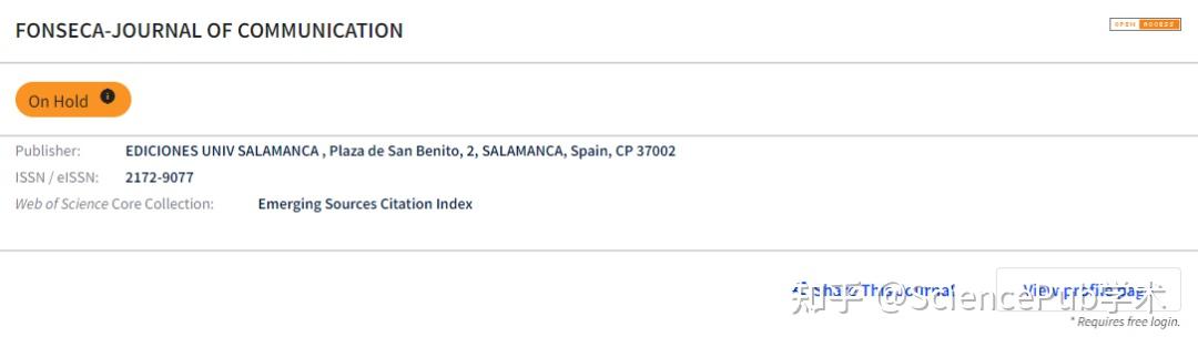 注意！刚刚又新增9本期刊被On Hold，涵盖SCI /SSCI /AHCI /ESCI - 知乎