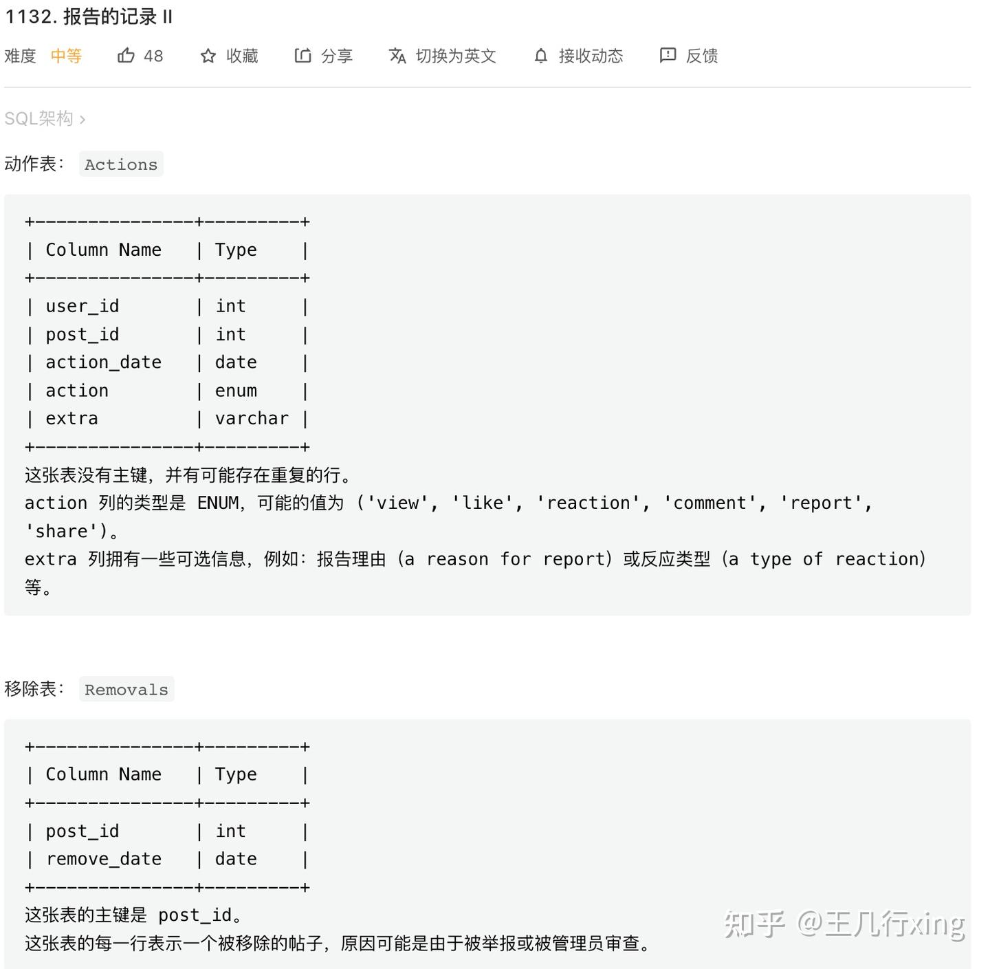 LeetCode 官方70道 SQL 精选题汇总（附MySQL代码） - 知乎