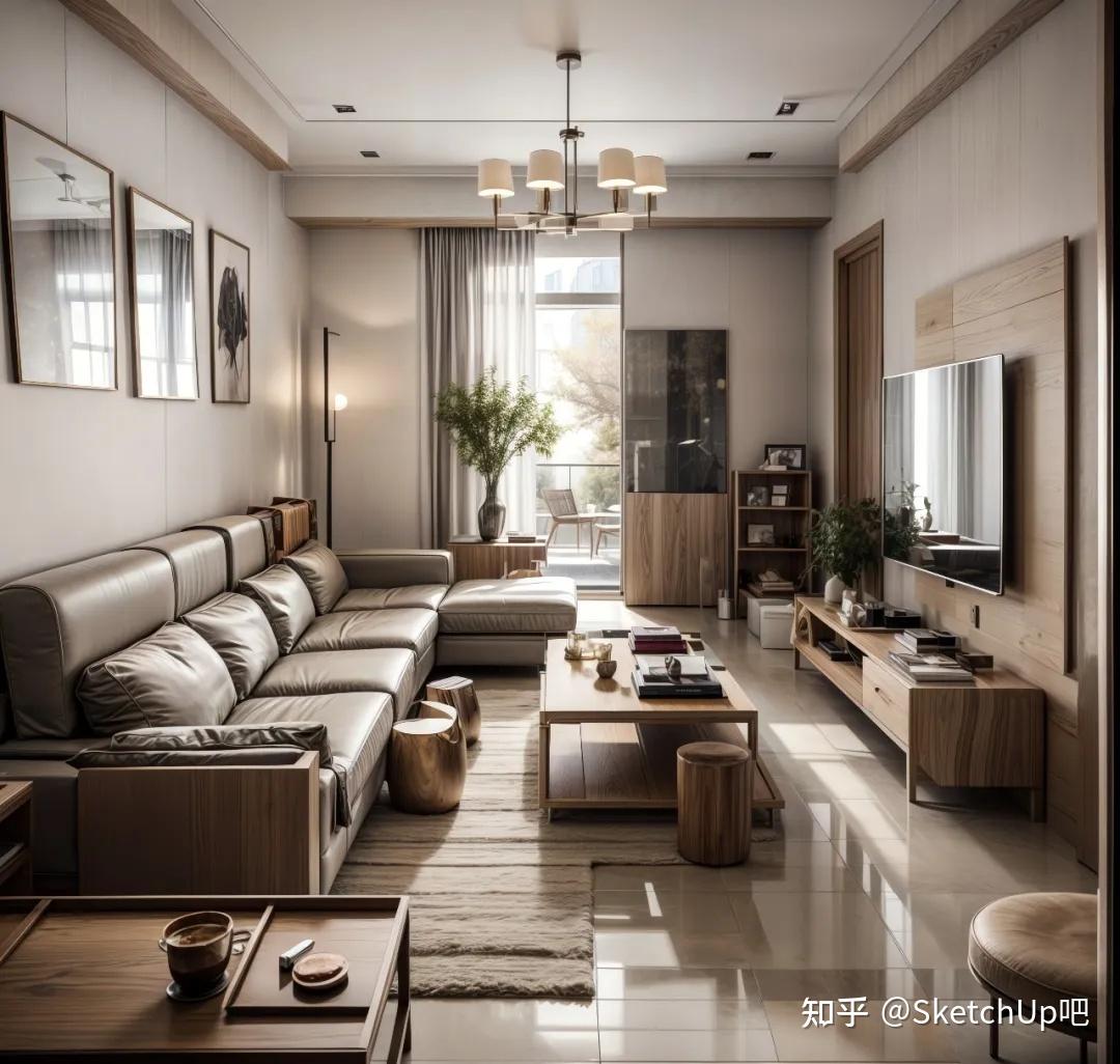 SUAPP灵感渲染让商品房“以旧换新” - 知乎