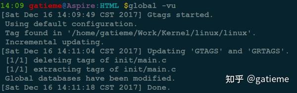 Ubuntu 安裝 GNU Global(gtags) 阅读Linux内核源码 - 知乎