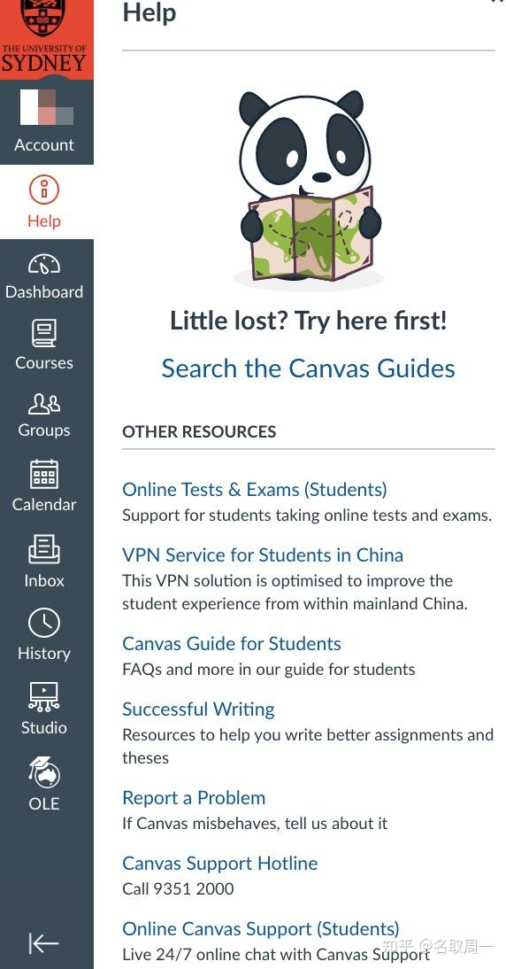 悉尼大学Canvas系统使用指南 - 知乎