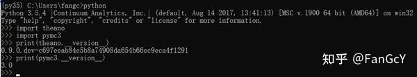 Theano及pymc3安装（win10+python3.5环境） - 知乎