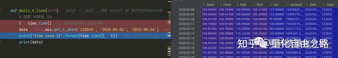 python获取通达信可转债日线和分时数据 - 知乎
