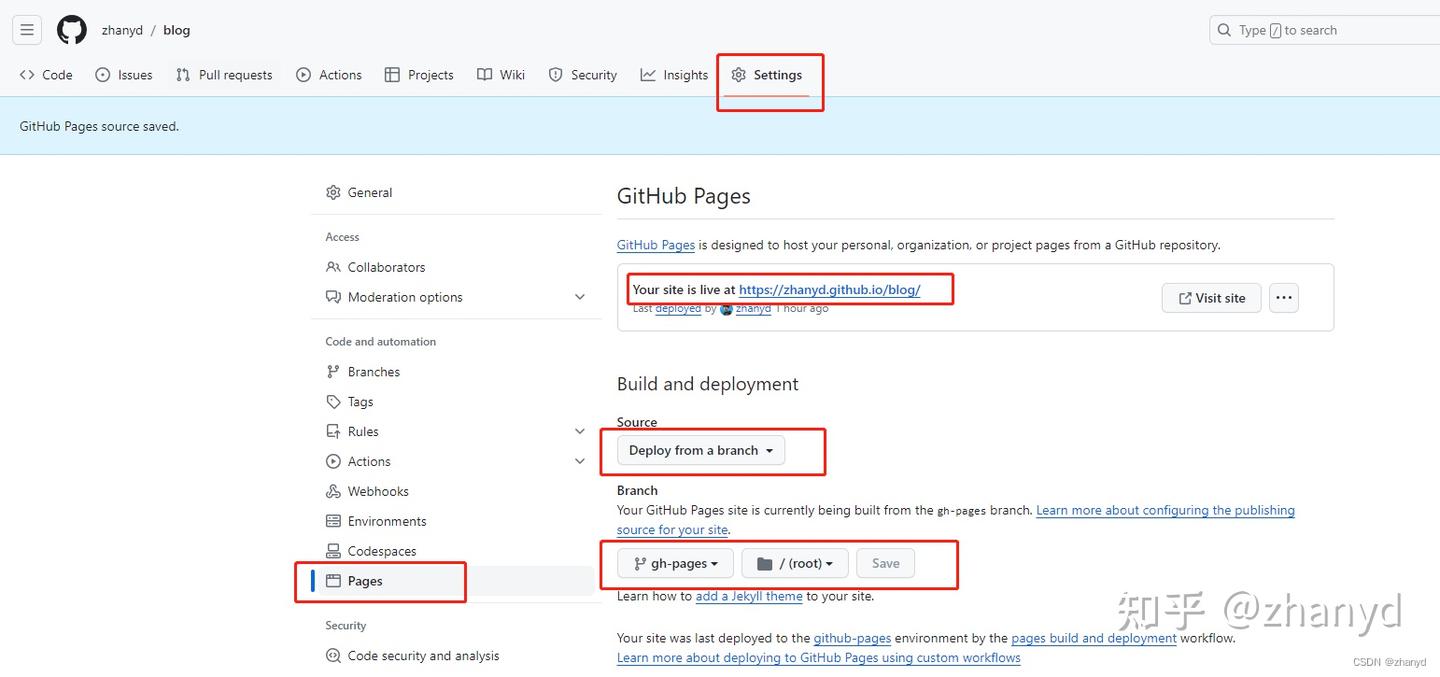 从零开始：VuePress2 + GitHub Pages 搭建你的第一个免费博客网站 - 知乎