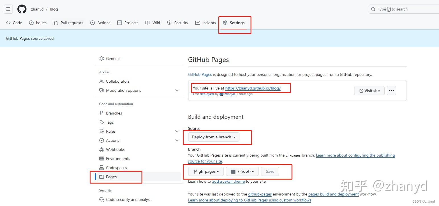 从零开始：VuePress2 + GitHub Pages 搭建你的第一个免费博客网站 - 知乎