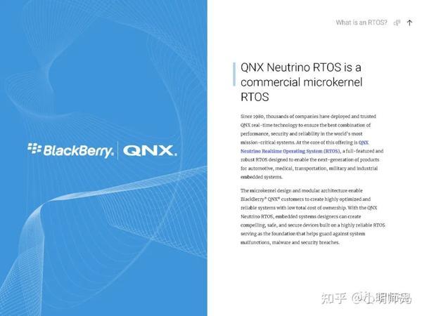 QNX实时操作系统 - 知乎