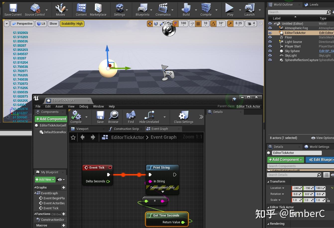 UE4编辑器状态下执行Tick事件 - 知乎