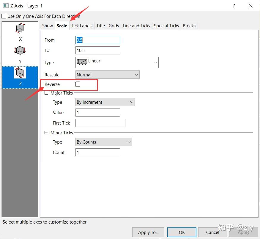 Origin中绘制3D waterfall图，调节Z轴标签的顺序 - 知乎