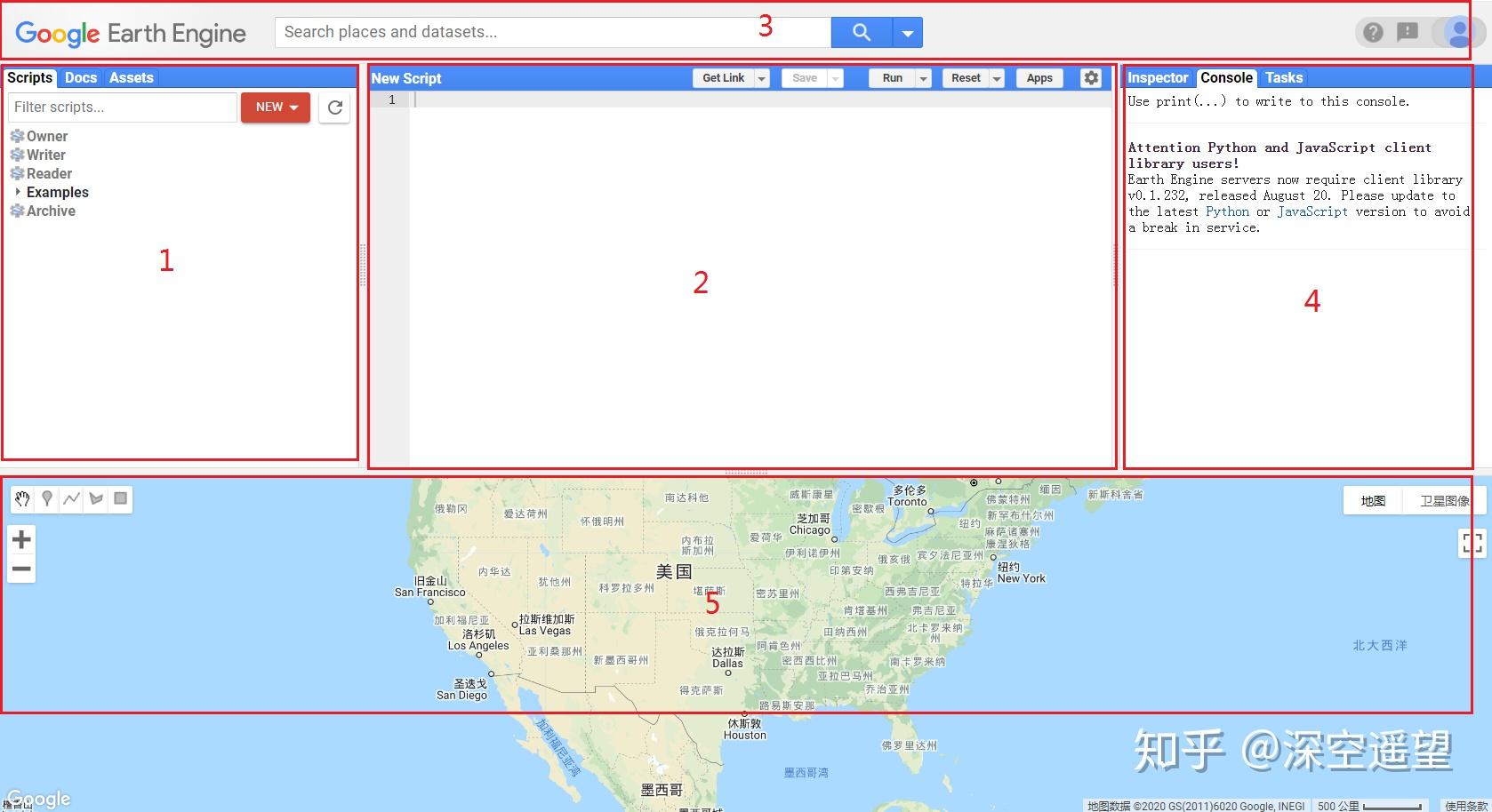 GEE学习笔记（二）-GEE用户界面介绍 - 知乎
