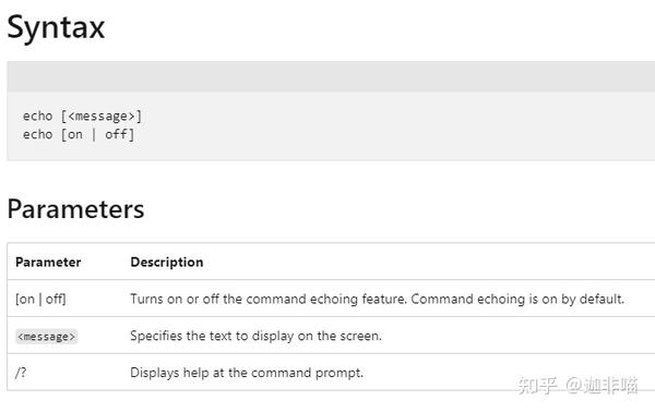 Windows Batch Script Echo 