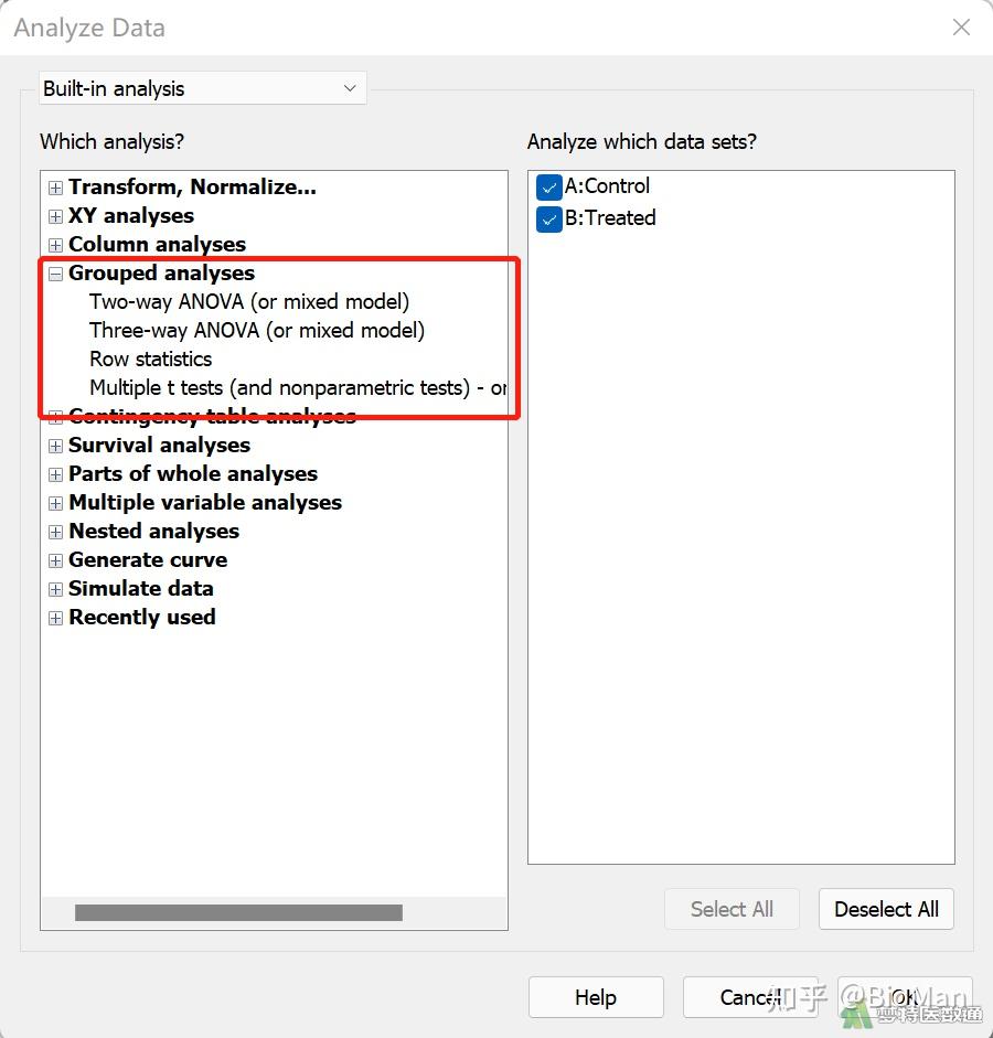 GraphPad常见统计分析方法 - 知乎