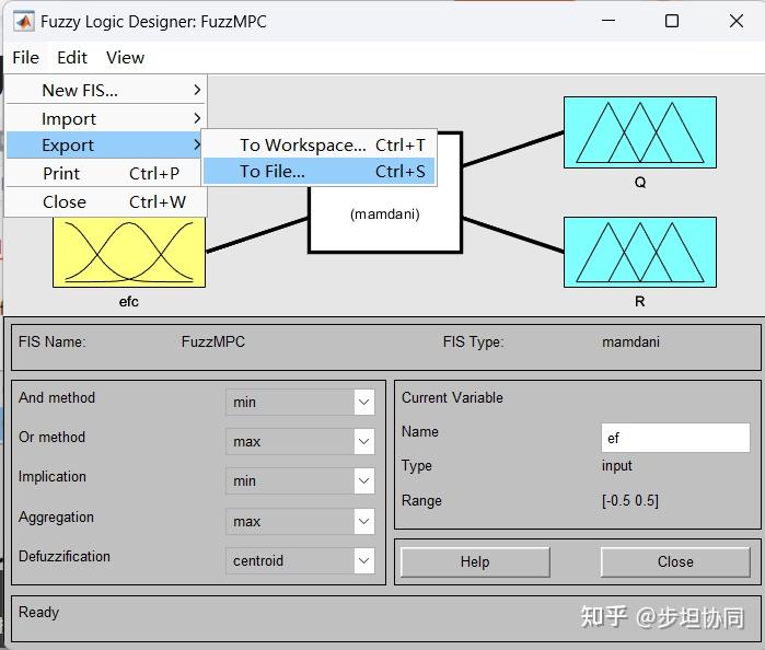 matlab导出模糊控制器中的surface viewer和隶属度曲线 - 知乎