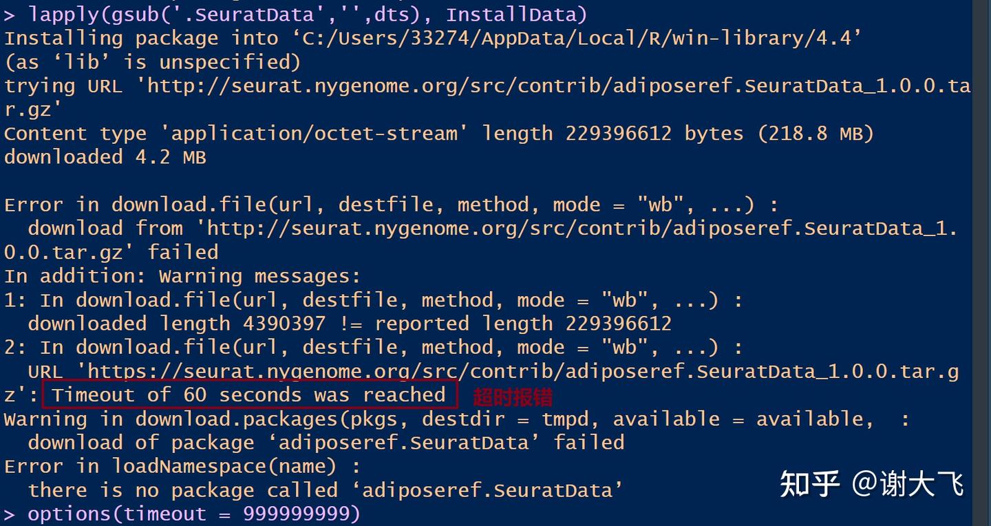 SeuratData数据集查看与下载 - 知乎
