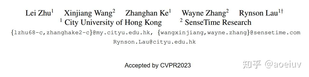 BiFormer: Vision Transformer with Bi-Level Routing Attention - 知乎