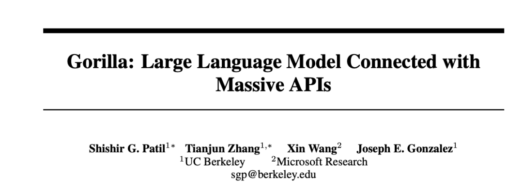 首个大规模使用工具的大模型来了：伯克利发布Gorilla - 知乎