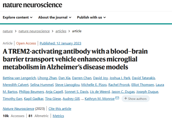 【明星靶点TREM2】盘点TREM2对AD、肥胖症、癌症以及心脏疾病的作用机制 - 知乎