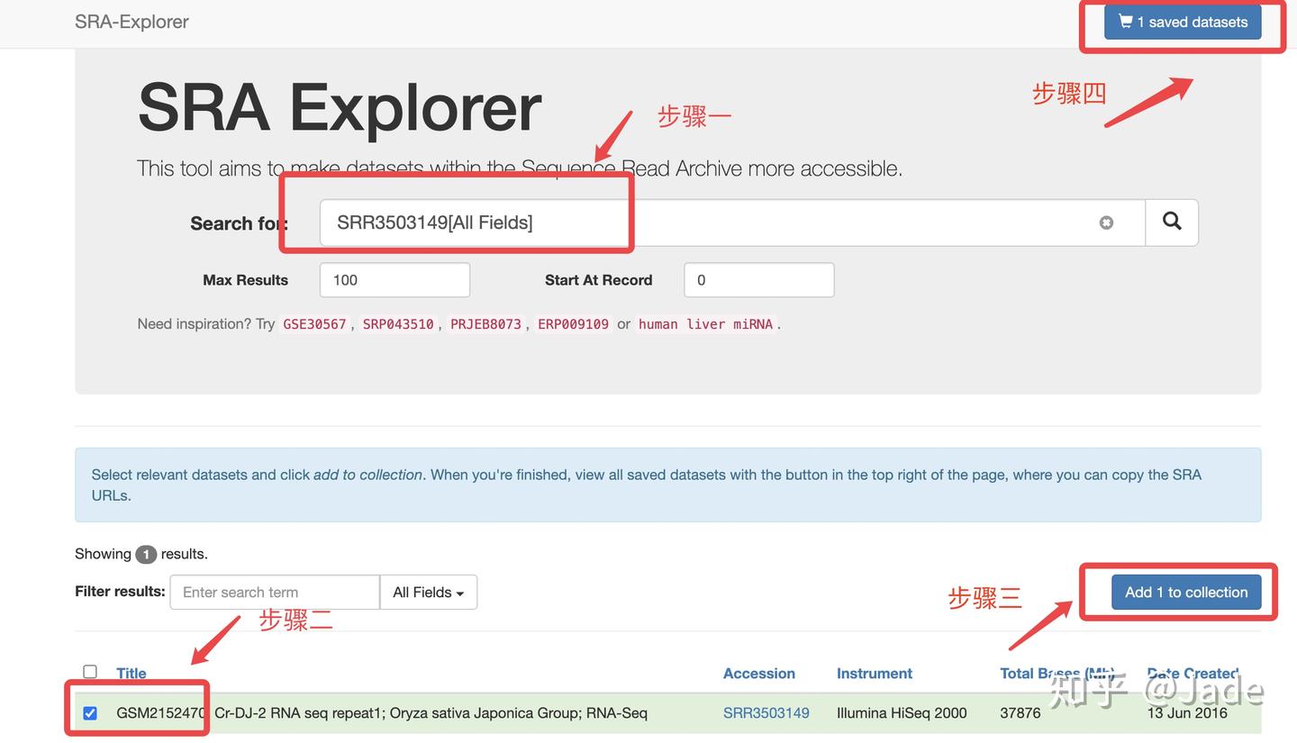 aspera 结合SRA Explorer 简单快速完成FastQ数据下载 - 知乎