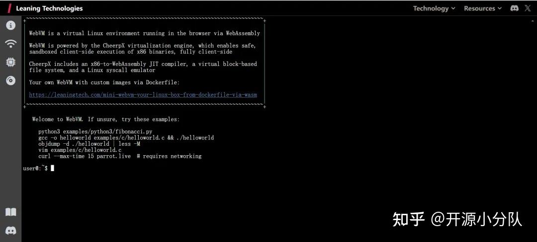 WebVM - 在浏览器中直接运行 Linux 虚拟机！ - 知乎