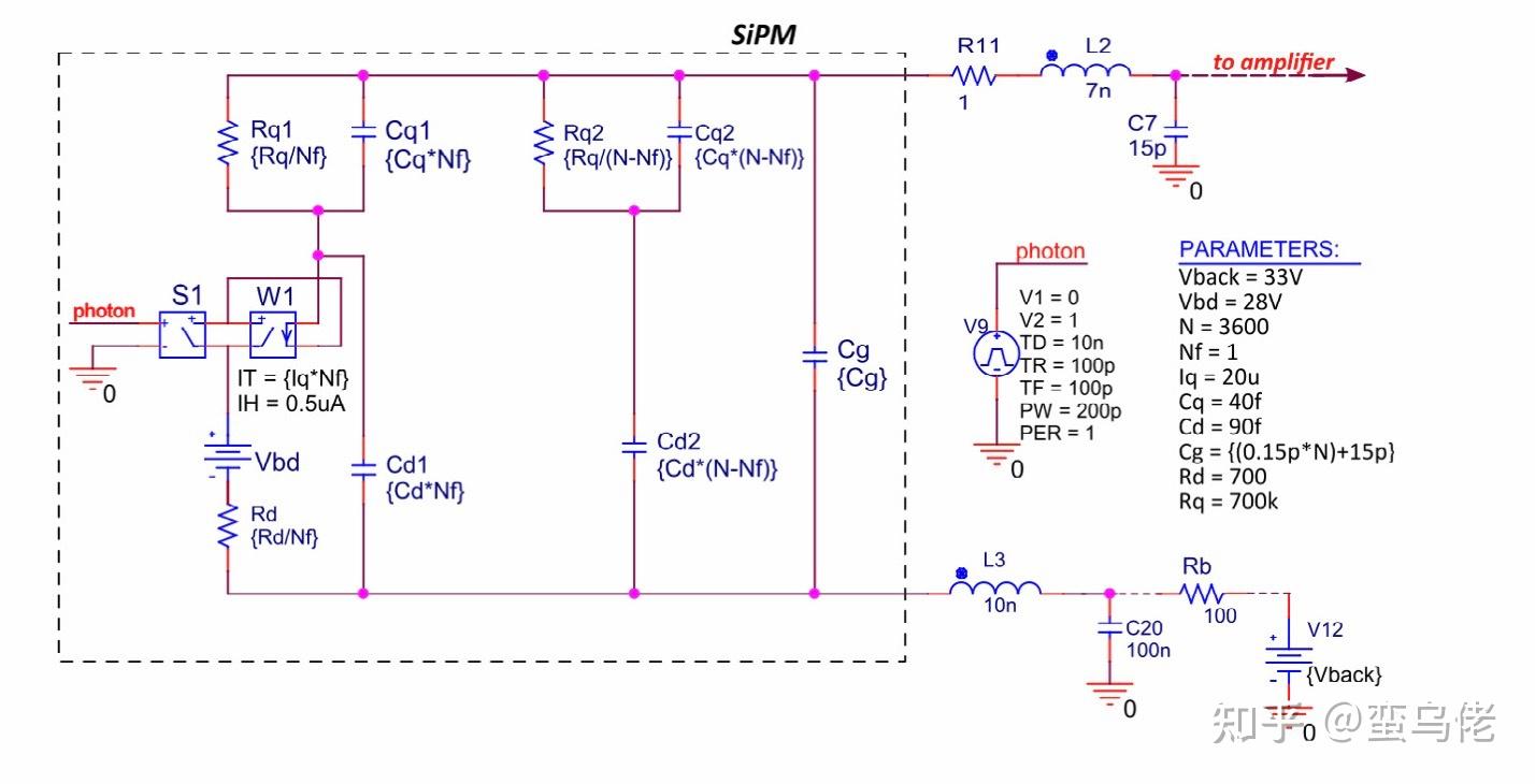 sipm噪声分析07（sipm电路仿真） - 知乎