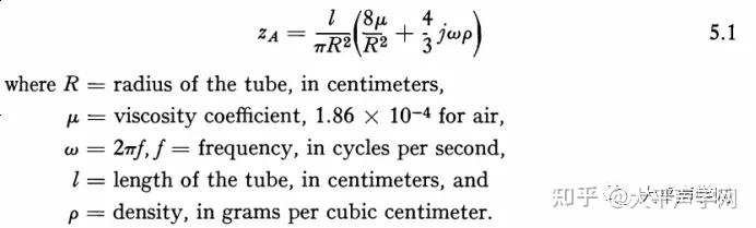 【声学基础】部分声学元件的介绍（Acoustical Resistance,Acoustical Impedance 等） - 知乎