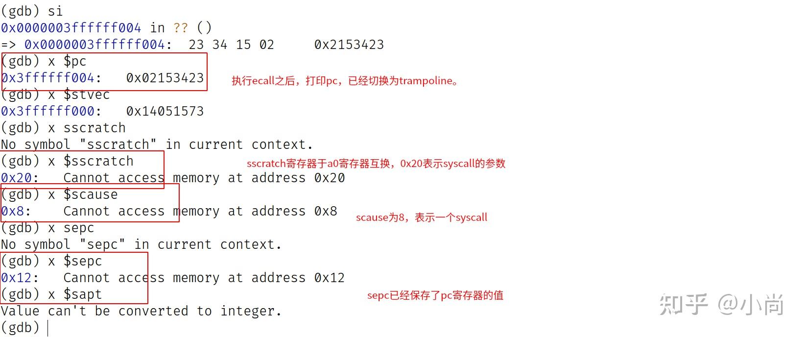 2、xv6的trap机制 - 知乎