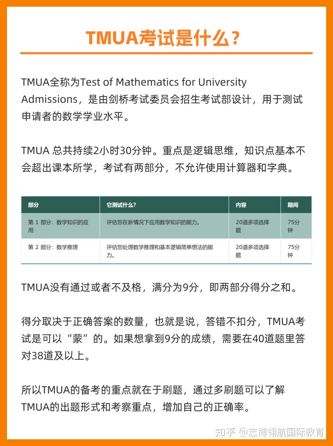 留学系列 | 含金量不断攀升的TMUA考试最全指南来啦！ - 知乎