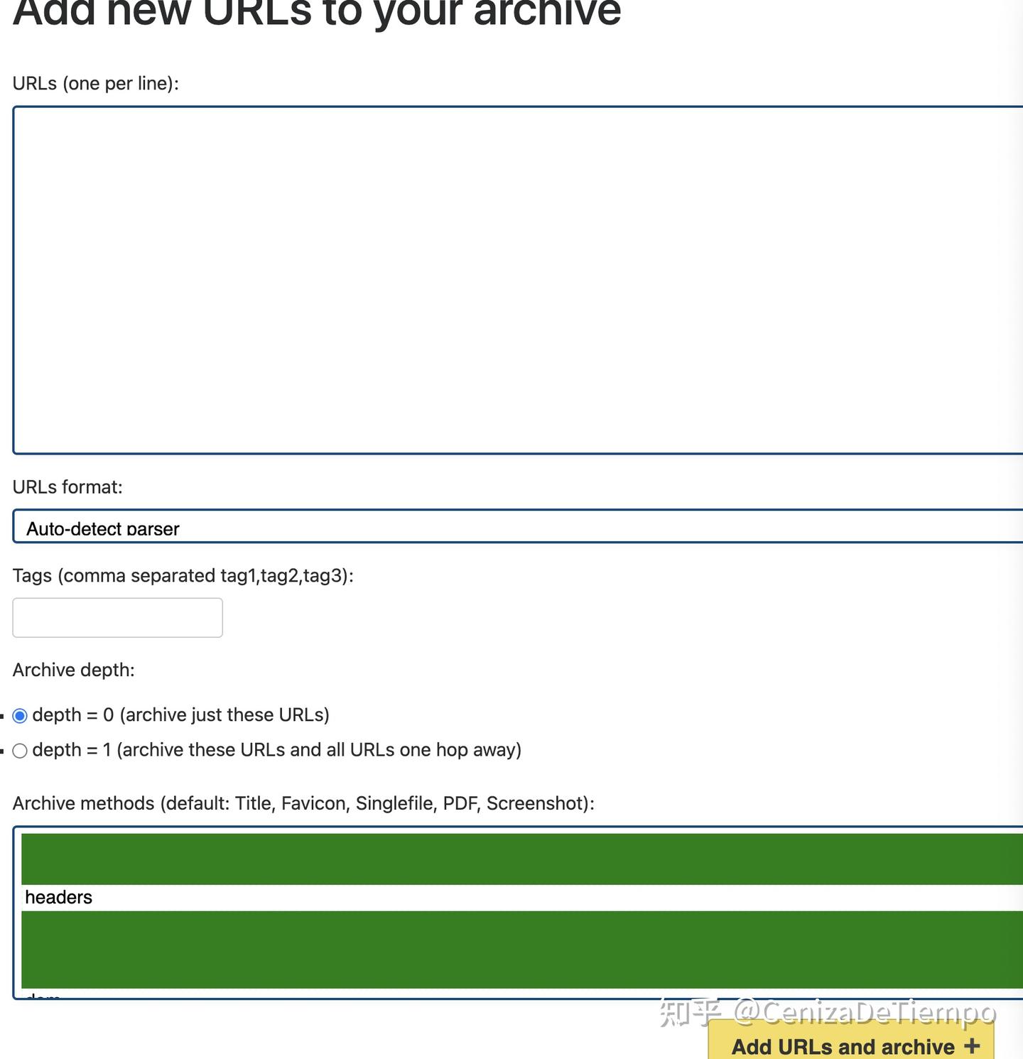 开源的私人档案馆ArchiveBox简介，及二段补强 - 知乎