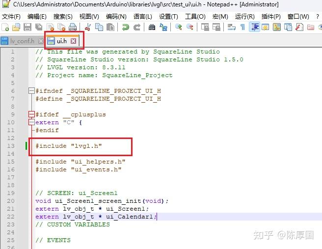 arduino + squareline + LVGL + ESP32S3开发板 + st7789驱动 1.9TFT触摸显示 - 知乎