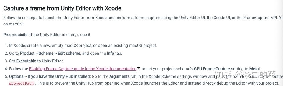 M1 MacOS下使用XCode 来实时调试UnityEditor下的渲染 - 知乎