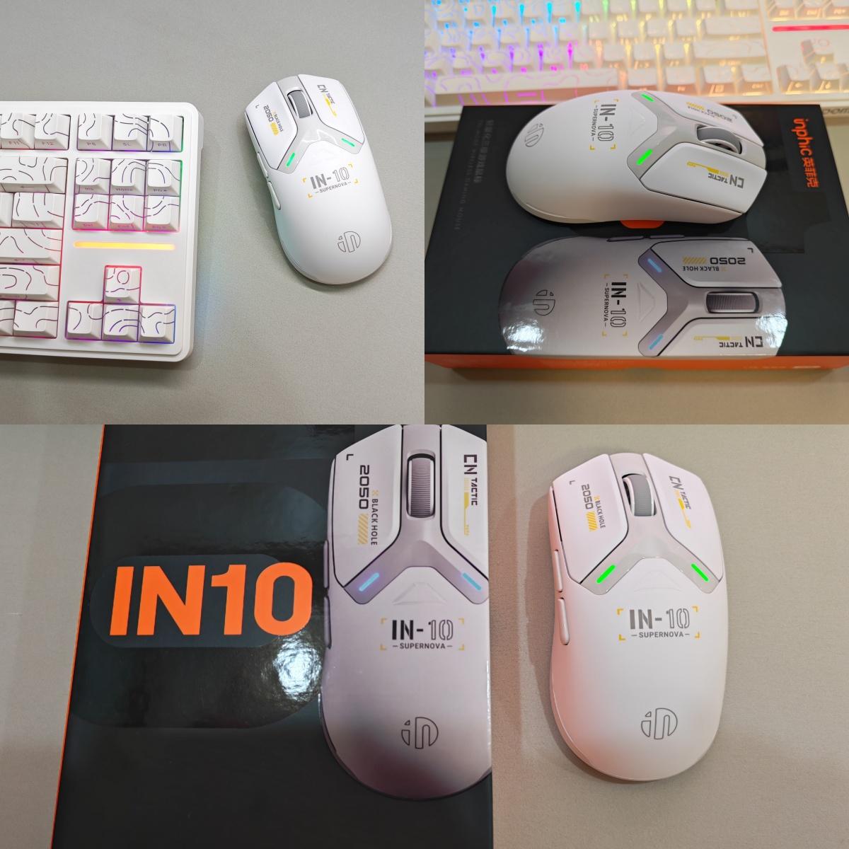 2025高性价比鼠标推荐-英菲克IN10无线游戏鼠标评测：PAW3395传感器+60g+8K三模-200元内的电竞“六边形战士”，真香还是虚高？ - 知乎